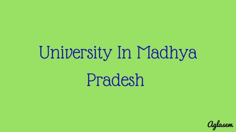 Universities In Madhya Pradesh