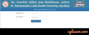 RMLAU Admit Card 2024 – Download Admit Card - AglaSem Institutes